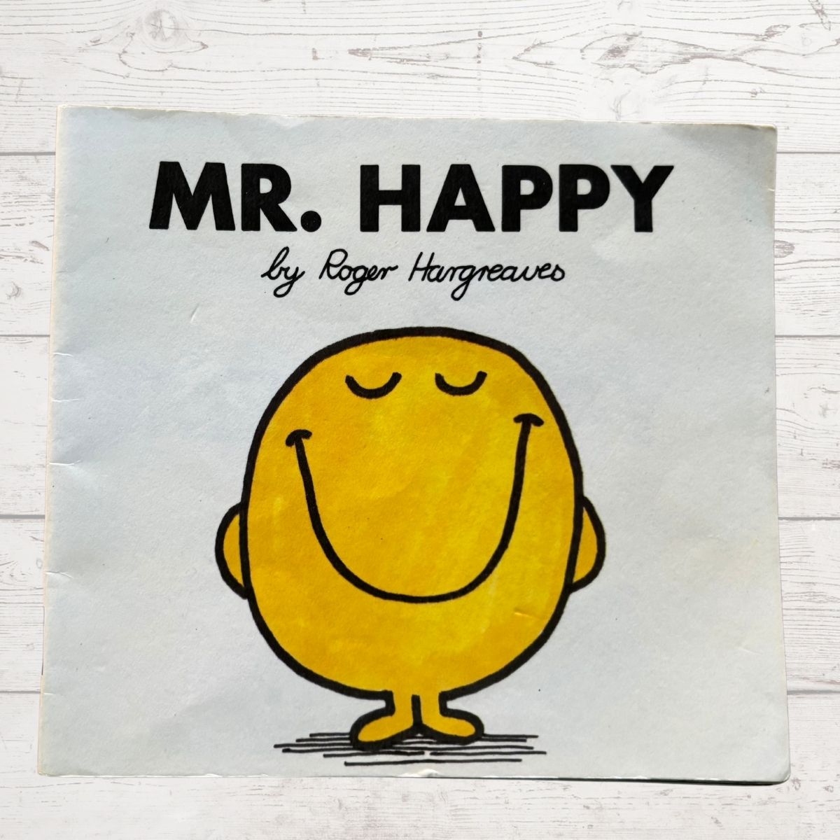 Vintage Mr. Happy (1971 Edition) by Roger Hargreaves | Mr Men Stories ...